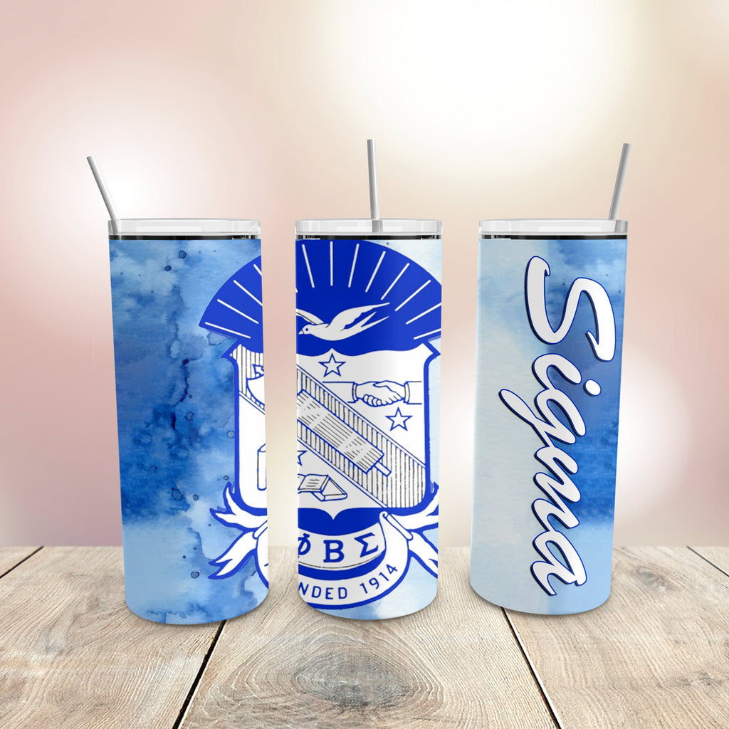 Phi Beta Sigma Abstract Tumbler