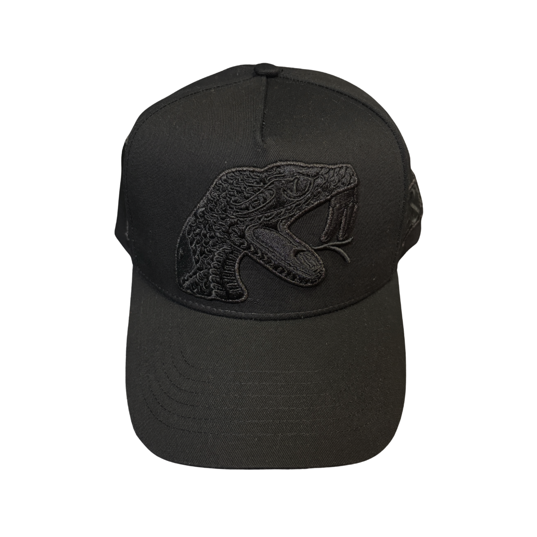 Florida A&M University (FAMU) HBCU 3D Embroidered Black on Black Cap
