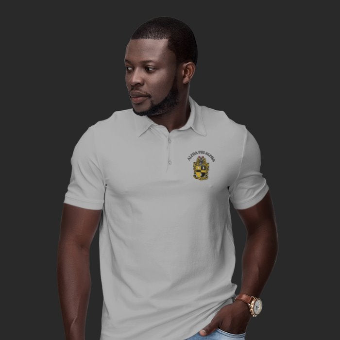 Alpha Phi Alpha Embroidered Polo