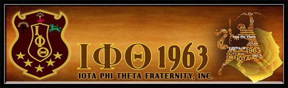 Iota Phi Theta Custom Print with Frame