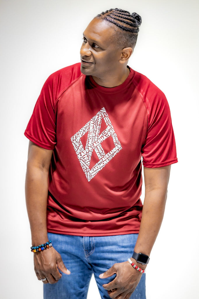 Kappa Diamond Word Collage Dri-Fit Tee
