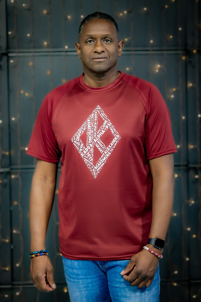 Kappa Diamond Word Collage Dri-Fit Tee