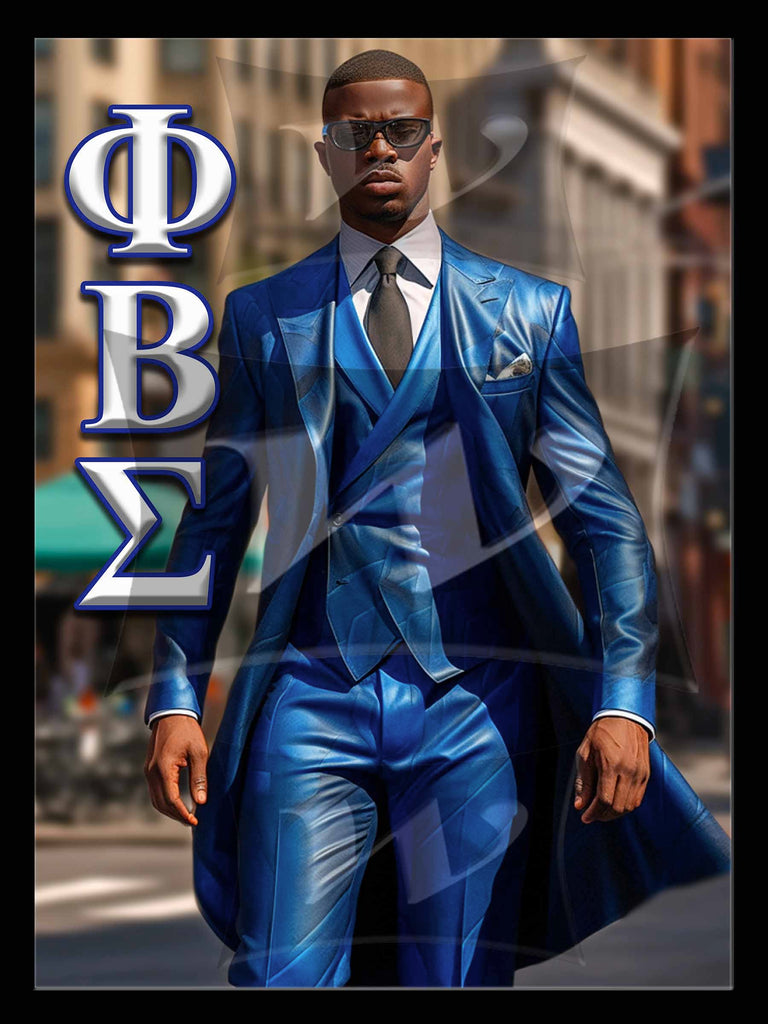 Phi Beta Sigma 3D Hologram wall art