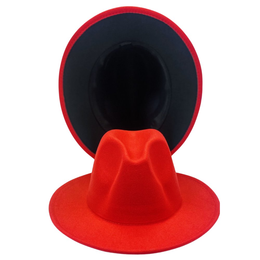 Red/Black Fedora