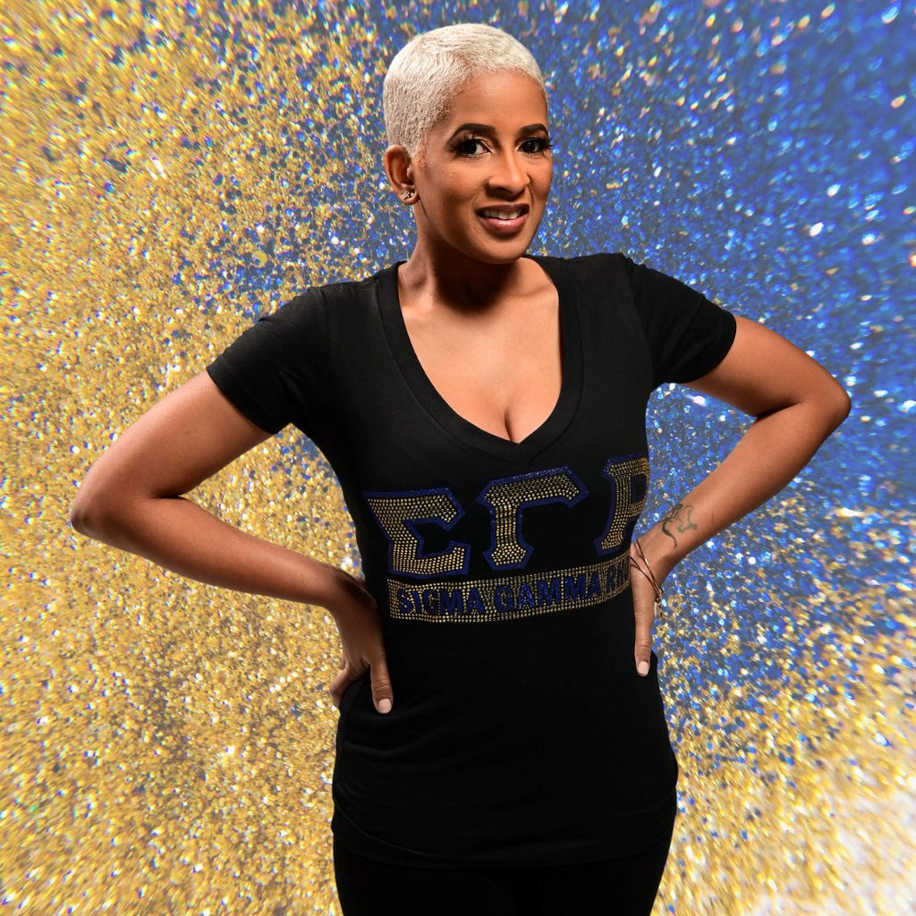 Sigma Gamma Rho Bling Letters